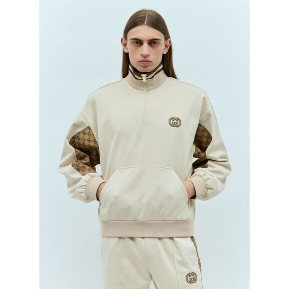Gucci | Sweaters | Gucci Gg Halfzip Sweatshirt | Poshmark